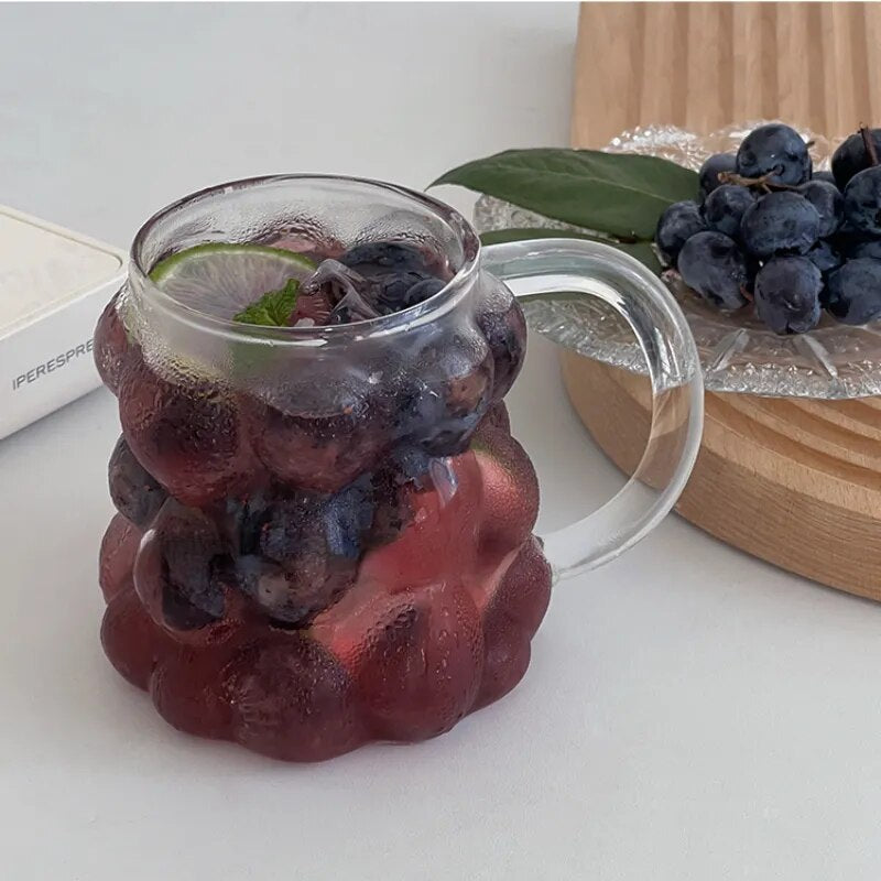 Aesthetic Bubble Glass Cup – Venus&Orion