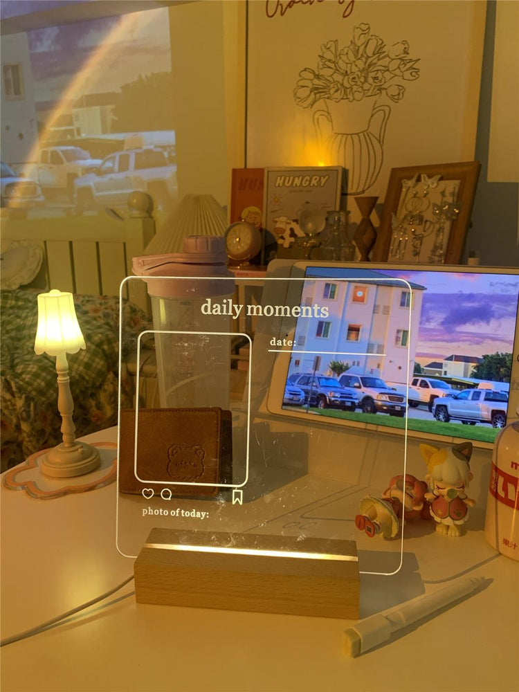 Acrylic Message Board Lamp – Venus&Orion