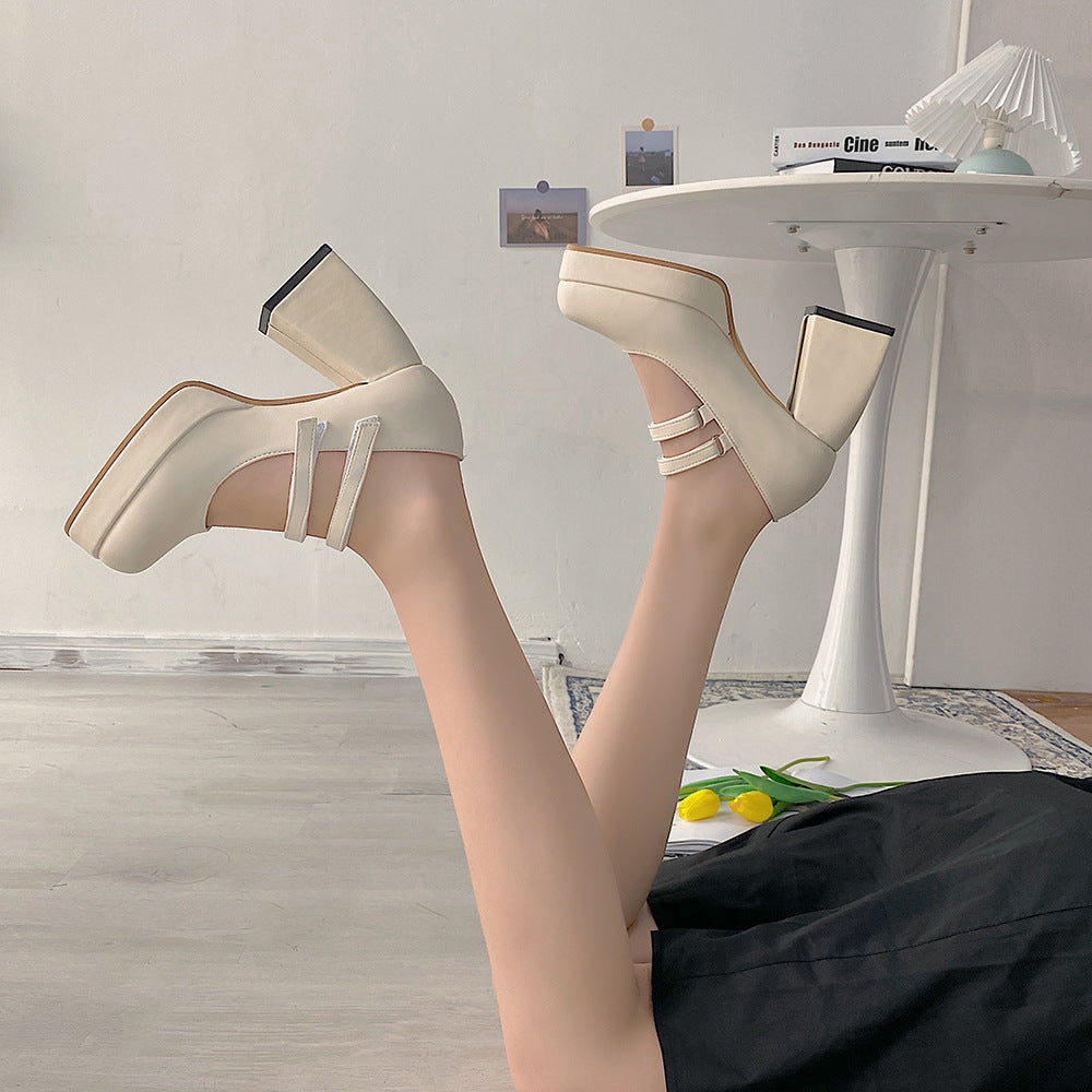 Retro Double Strap Heels – Venus&Orion